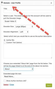 Set Up The Genesis Author Box And Add It To Your Blog