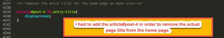 How to Remove A Page Title in WordPress