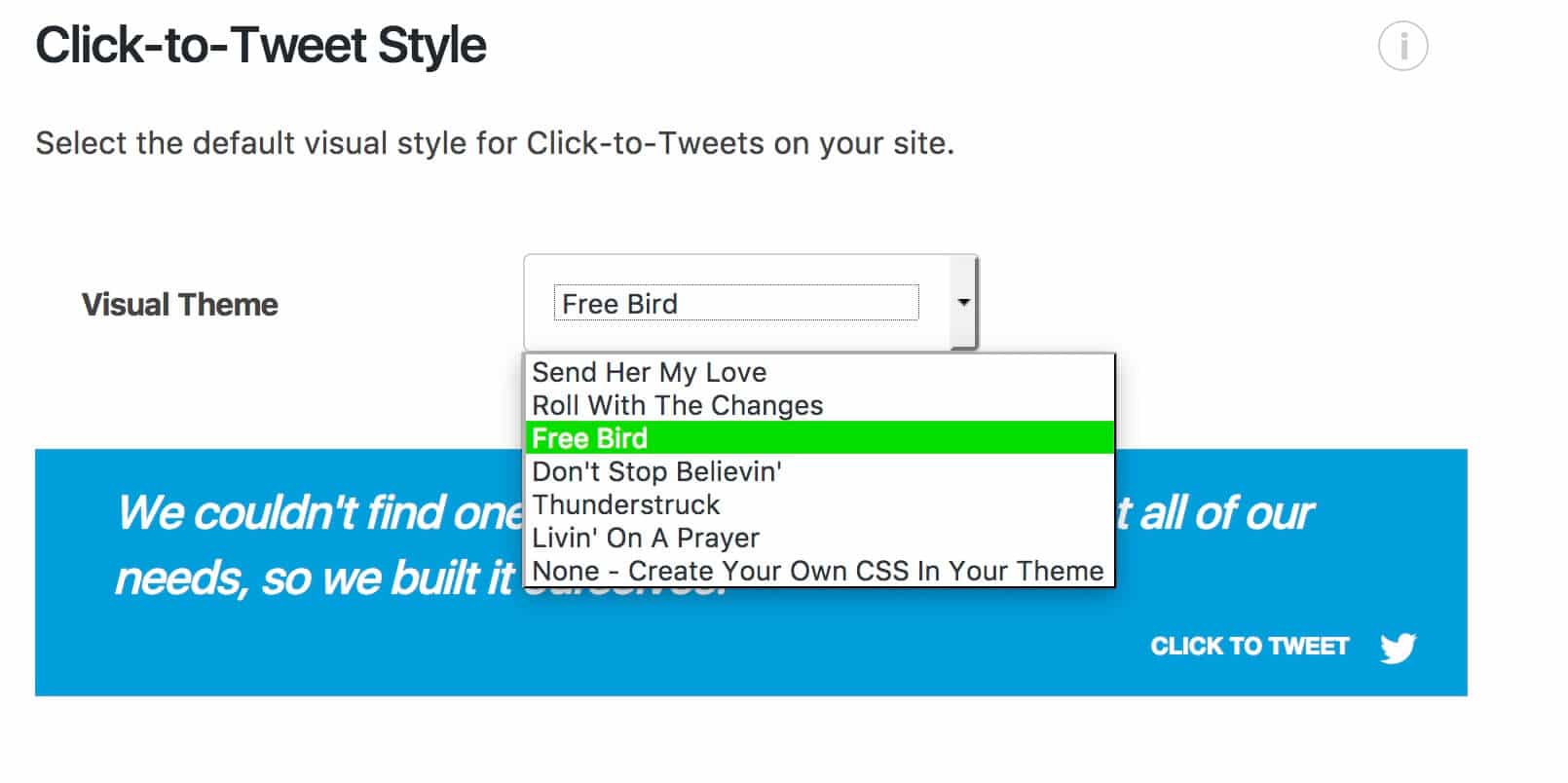 Social Warfare Click to Tweet How I Customized It