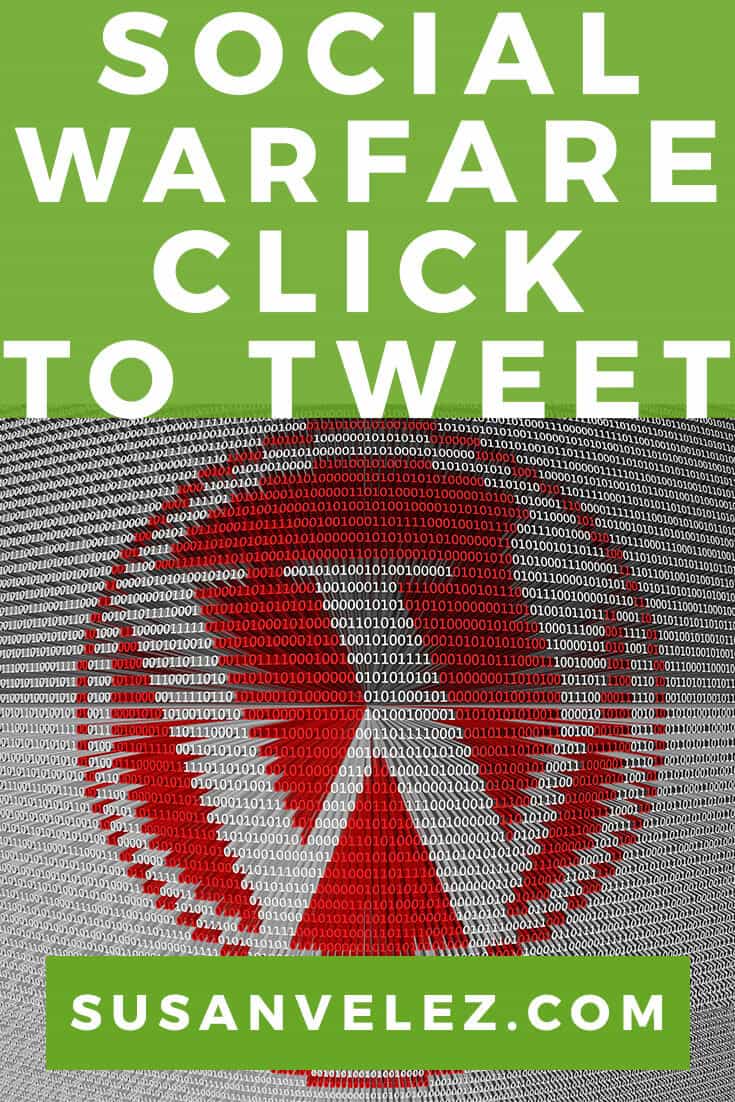 Social Warfare Click to Tweet How I Customized It