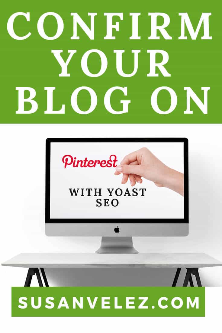 How to Confirm Your WordPress Blog In Pinterest With Yoast SEO